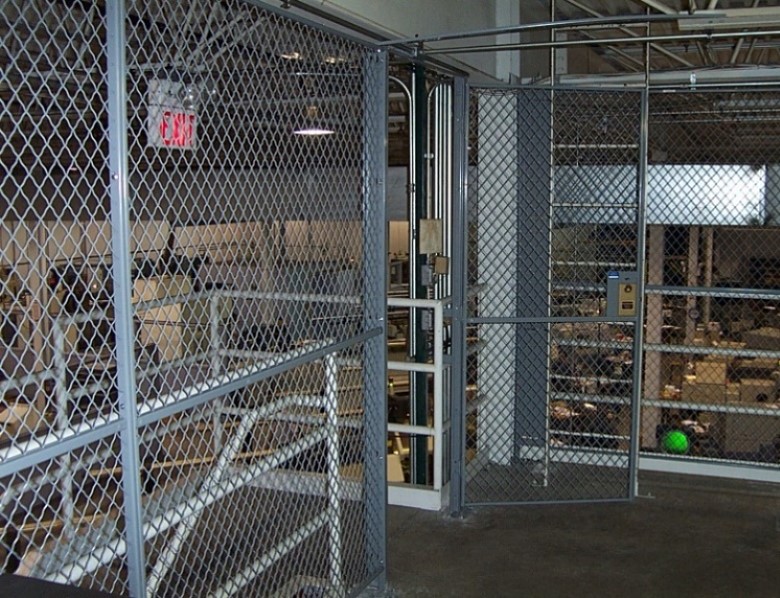 Wire Security Cages Storage | Rack Wire Guarding | Olpin Group